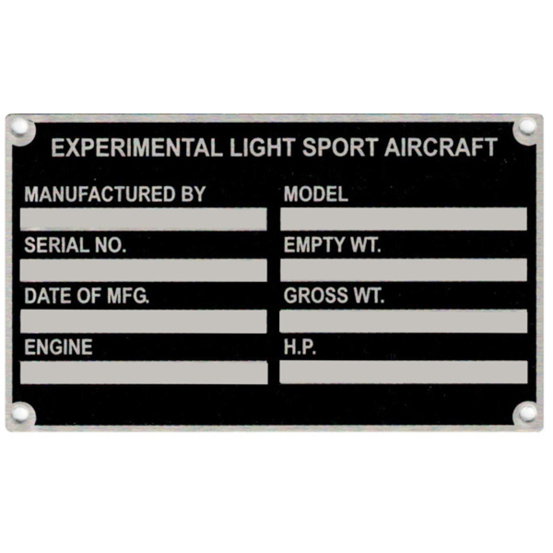 Placards/Nameplates — eSHOP.AERO