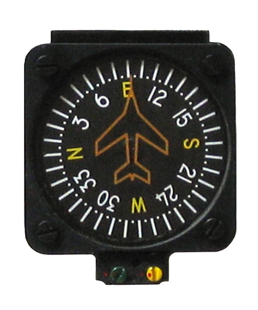 Falcon Vertical Card Compass 12V LIT North HEM W/ Mount — eSHOP.AERO