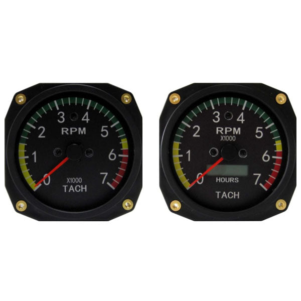 Swift 3-1/8 Rotax 912 914 Tachometer 0-7000 With Hourmeter — eSHOP.AERO