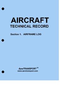ATP Aircraft Technical LOG Section 1 Airframe — eSHOP.AERO