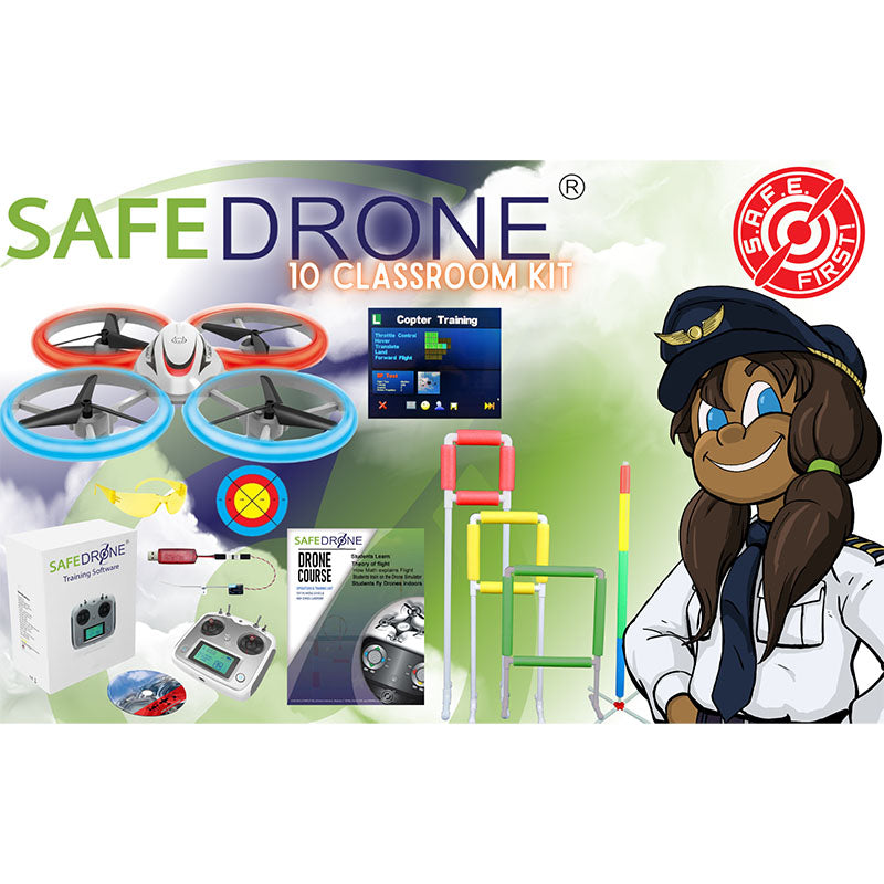 Stempilot Safedrone 10 Classroom Drone Learning KIT — eSHOP.AERO