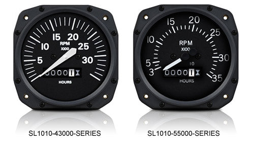 SLI Mech Tachometer Cessna C-172 LIT Marking Redline 2400 S3329-1 ...